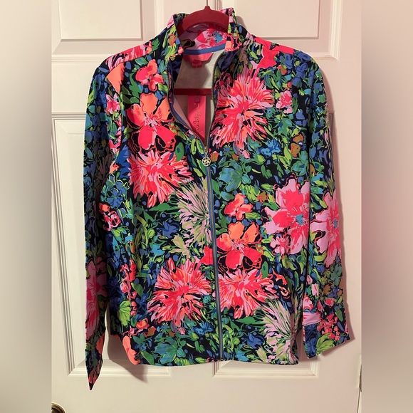 Lilly Pulitzer | Jackets & Coats | Lilly Pulitzer Zip Up In Multi ...